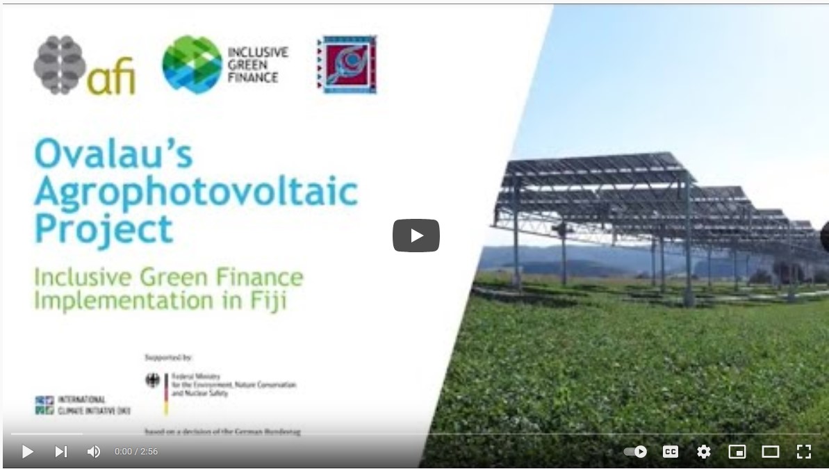 The Ovalau Agrophotovoltaic Project, Part 1 - Inclusive Green Finance ...