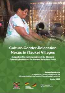 Culture-Gender-Relocation Nexus in iTaukei Villages - Fiji Climate Change Portal (FCCP)